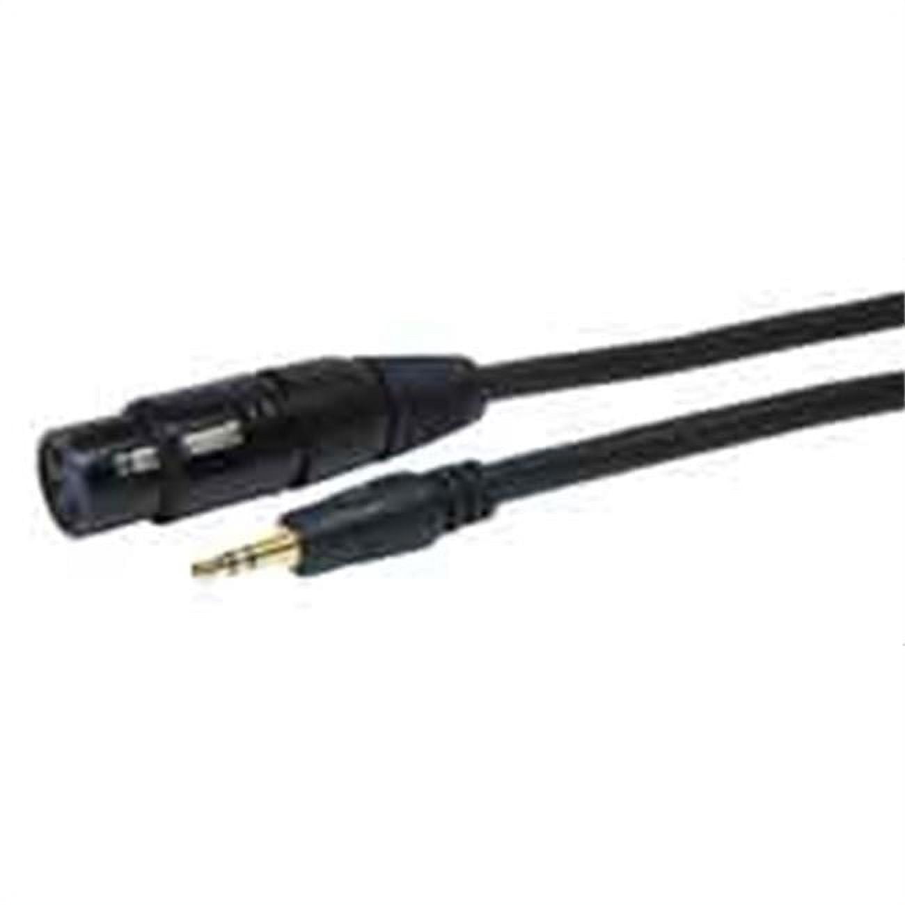 Standard Series XLR Jack to Stereo 3.5mm Mini Plug Audio Cable 10ft ...