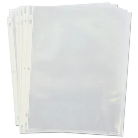 Office Depot Clear Sheet Protectors, Standard, 8 1/2in. x 11in., Pack ...