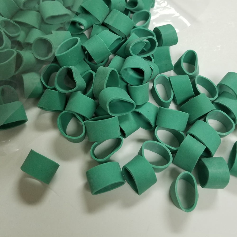 Standard/Shipper Lobster Claw Bands, 1 LB Bag (About 350 PCS.), Green ...