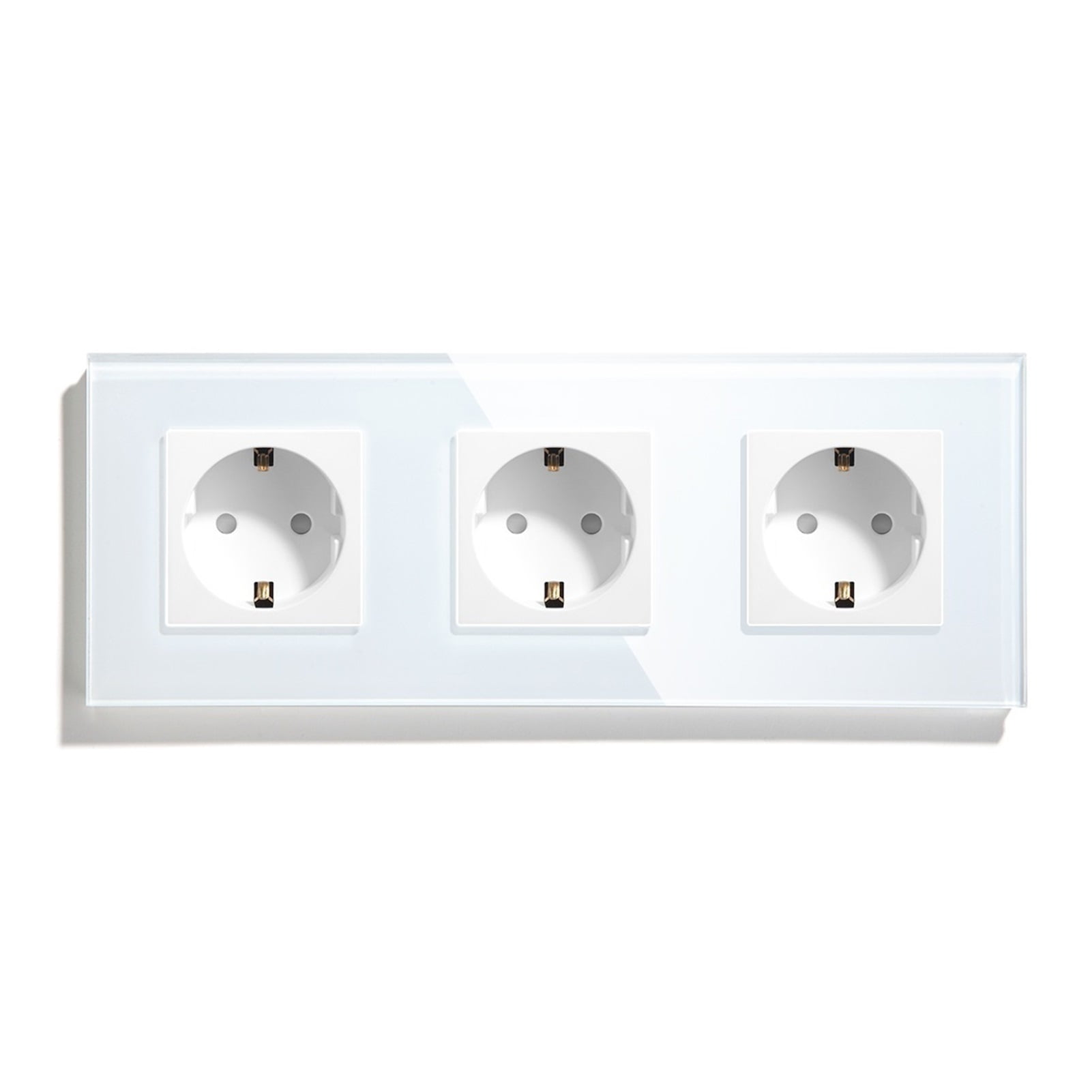 Standard Single Socket Touch Switch 1Gang 1Way White Crystal Sensor ...