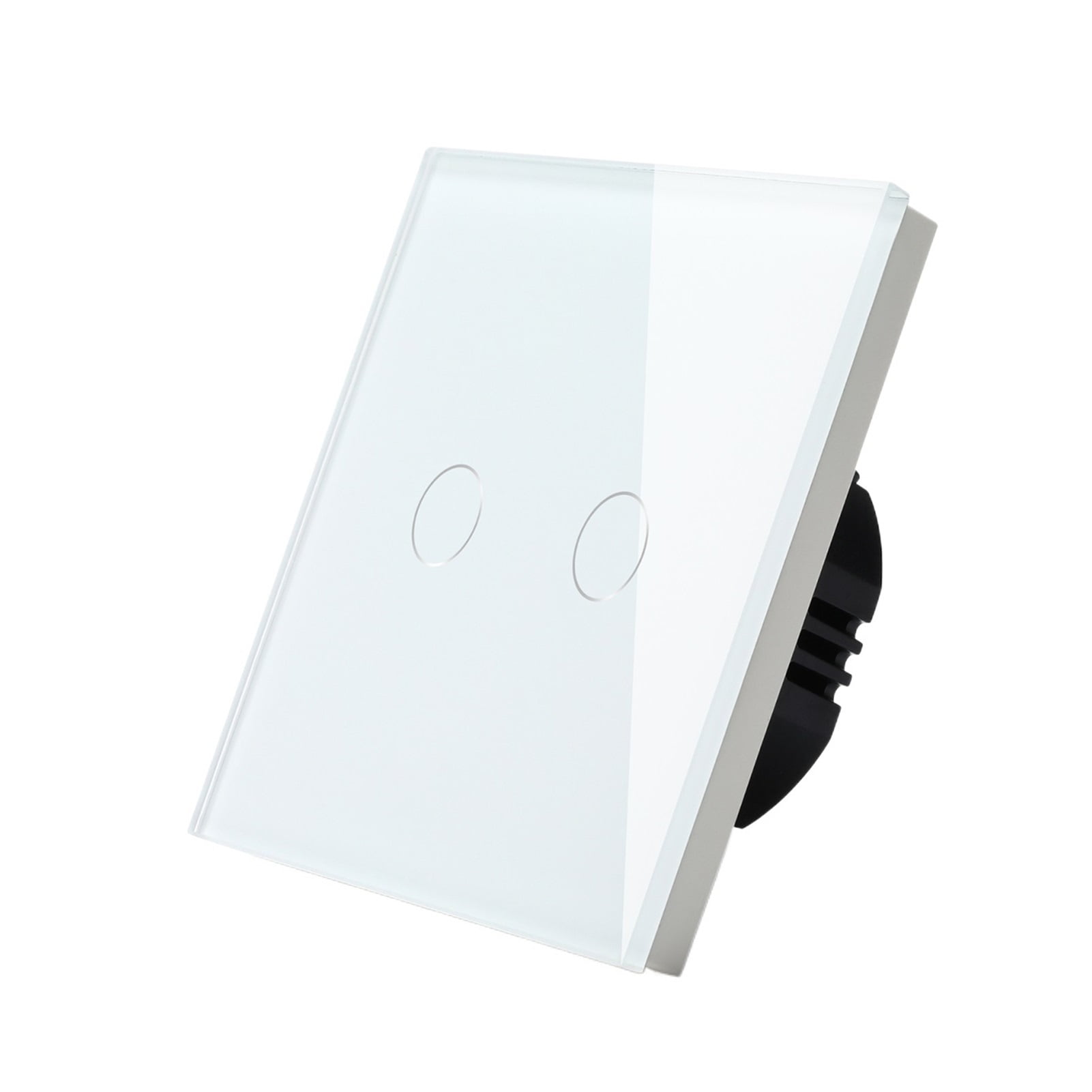 Standard Single Socket Touch Switch 1Gang 1Way White Crystal Sensor ...