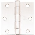 Standard Square Corner Hinge, 3 Inches, 2-Pack, Satin Nickel by Stone ...