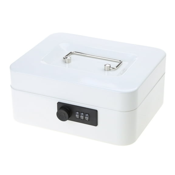 SP Richards, Steel Combination Lock Cash Box, 6 Coin, Gray - Walmart.com