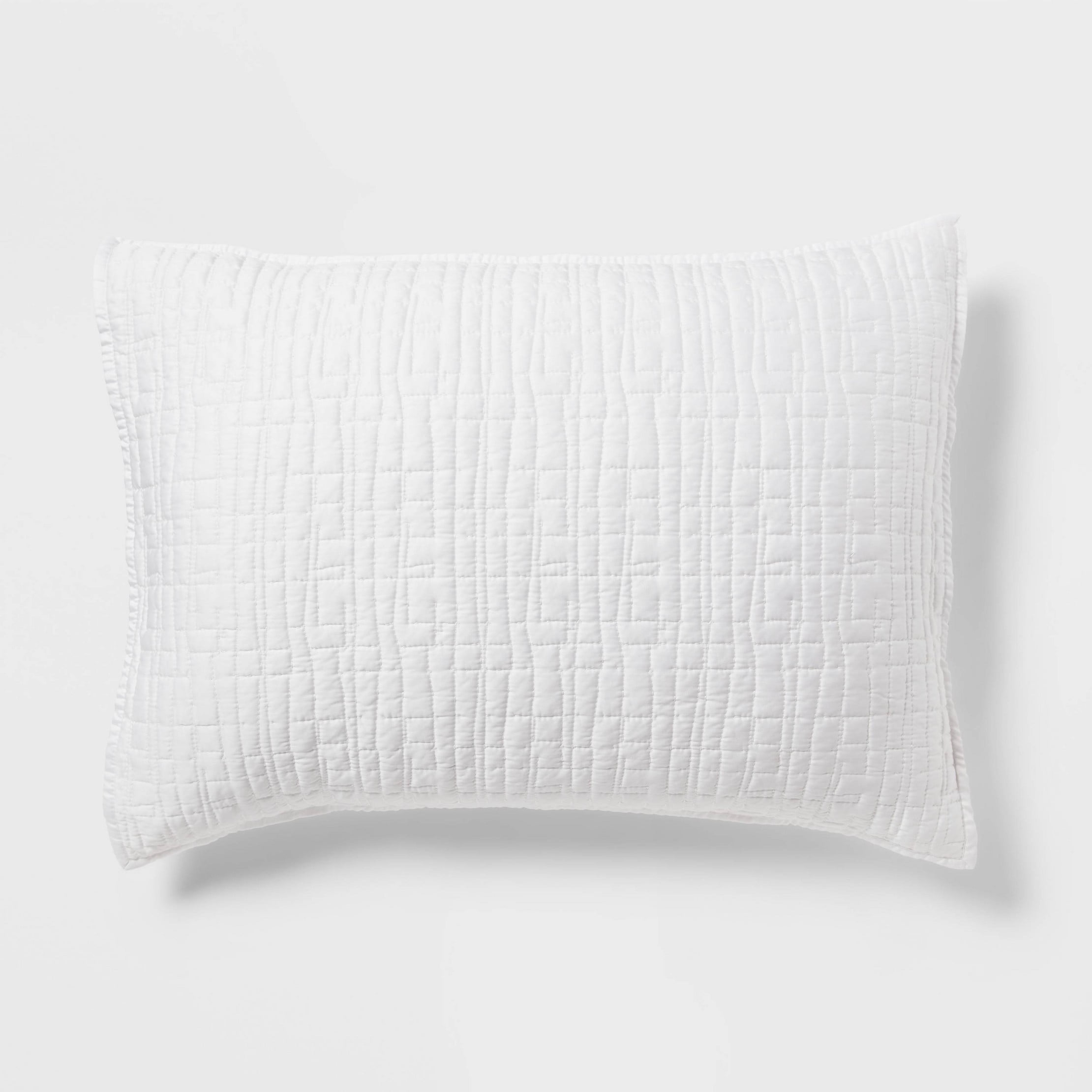 Standard TENCEL Quilt Sham White - OEKO-TEX Certified, Cooling, 300 ...