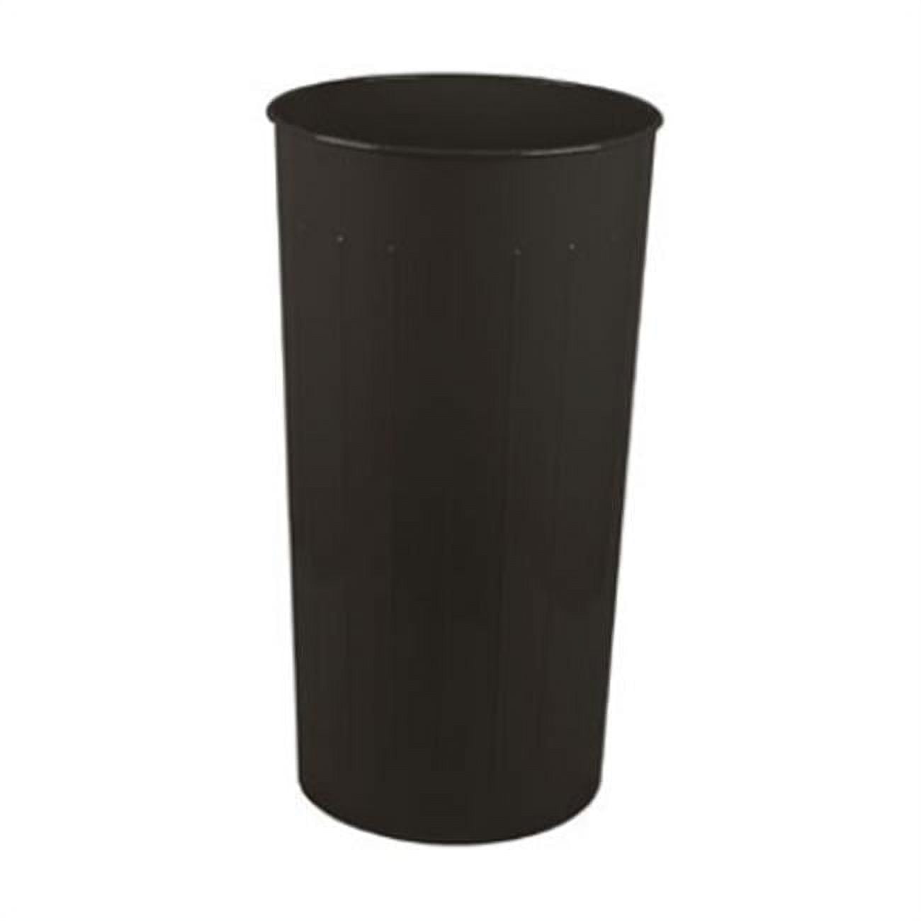 Standard Tall Round Wastebasket - Set of 3 (Black) - Walmart.com
