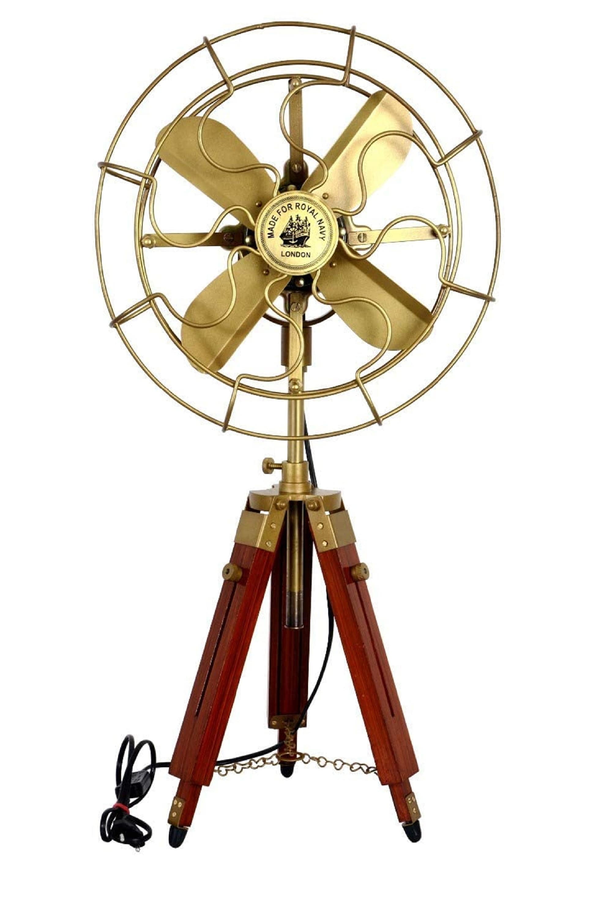 Standard Tripod Fan With Modern Look Wooden Tripod Stand - Walmart.com