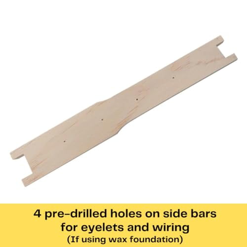 Standard UNASSEMBLED Deep Beekeeping Bee Hive Frames - 20 Pack ...