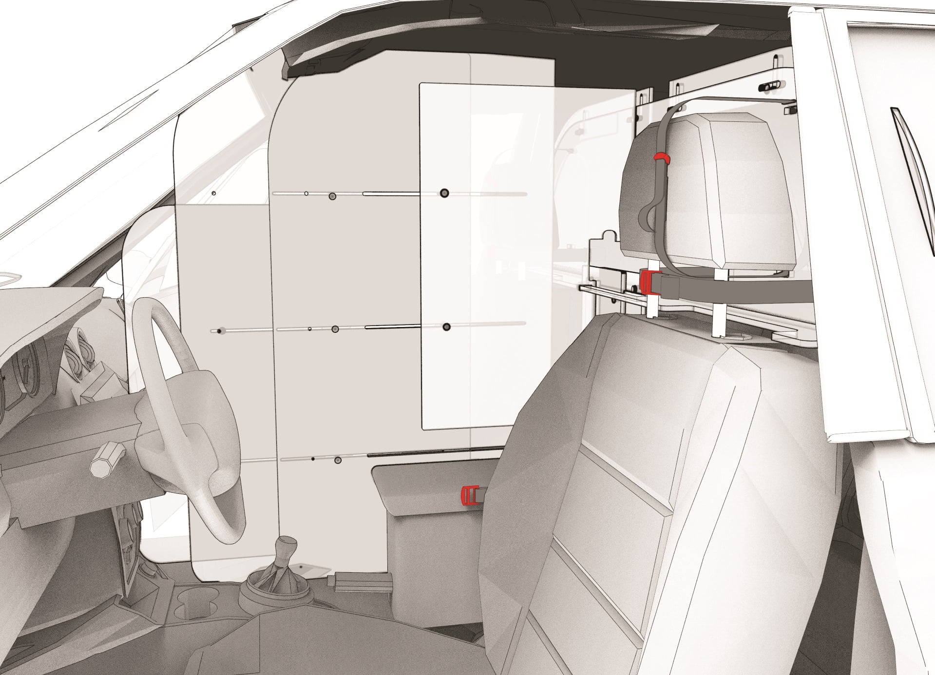 Standard Universal Partition Bundle w/Bifurcation (Front & Rear ...