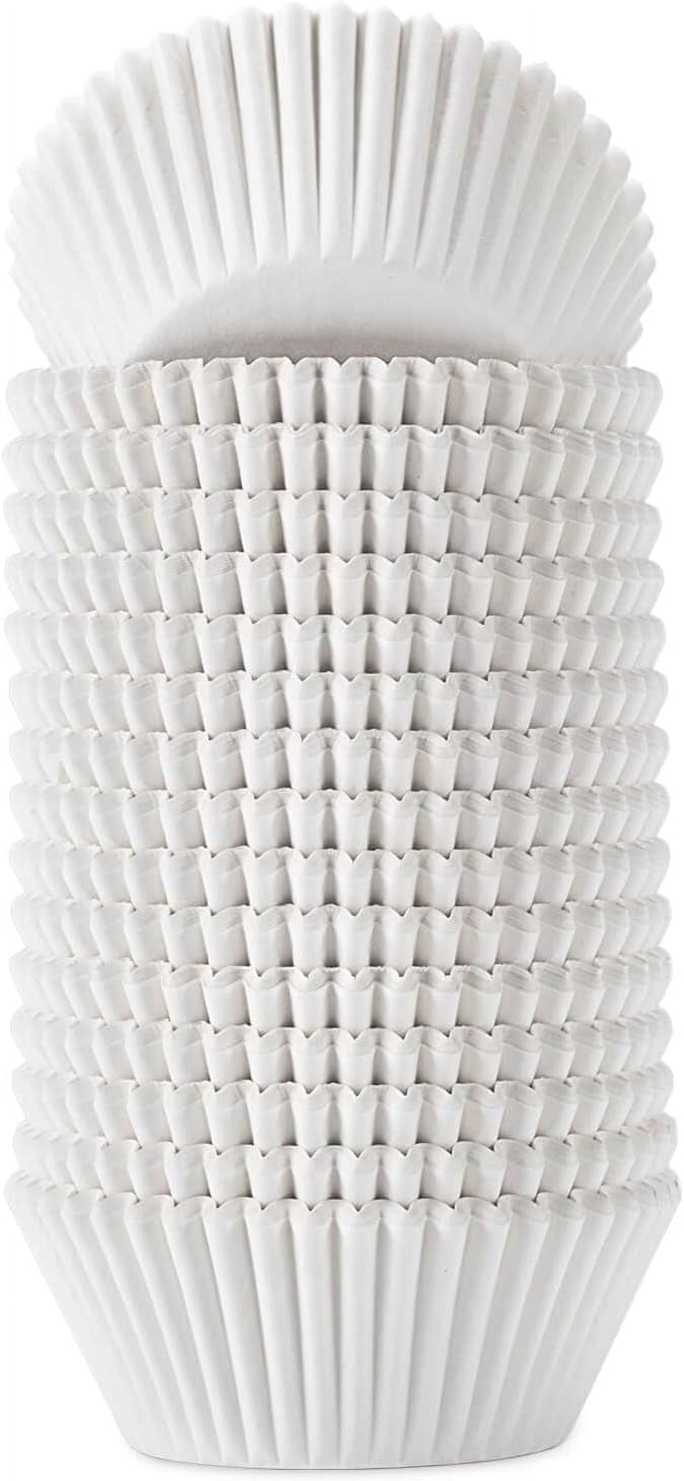 Standard White Cupcake Liners Muffin Wrappers Baking Cups Paper, 400 ...