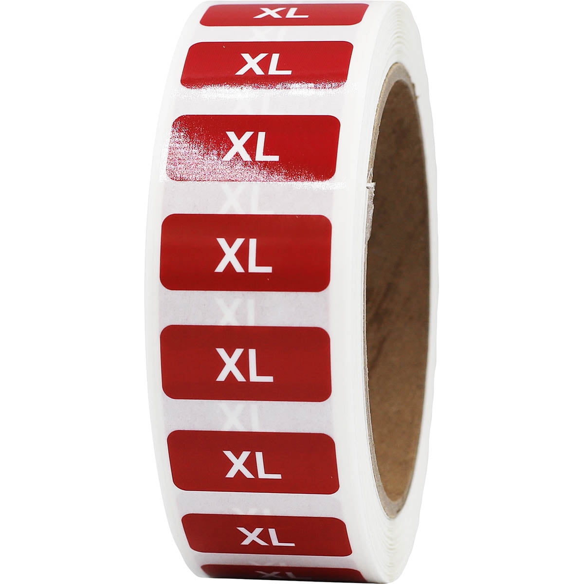 Standard XL Clothing Size Strip Labels for Retail Shirts | 1.25 x 8 ...