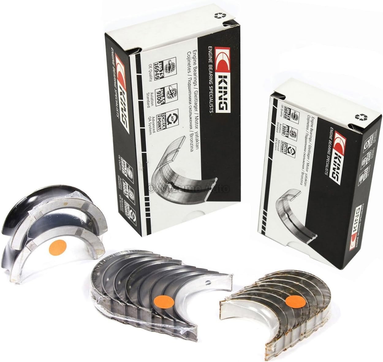 Standard size Main & Rod bearing sets compatible with 1968-2002 Chevy ...