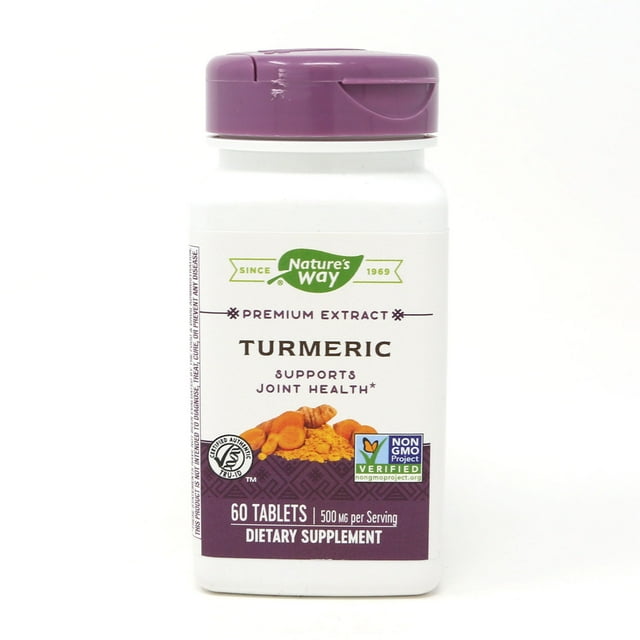 Standardized Turmeric by Nature's Way 60 Tablets - Walmart Business ...