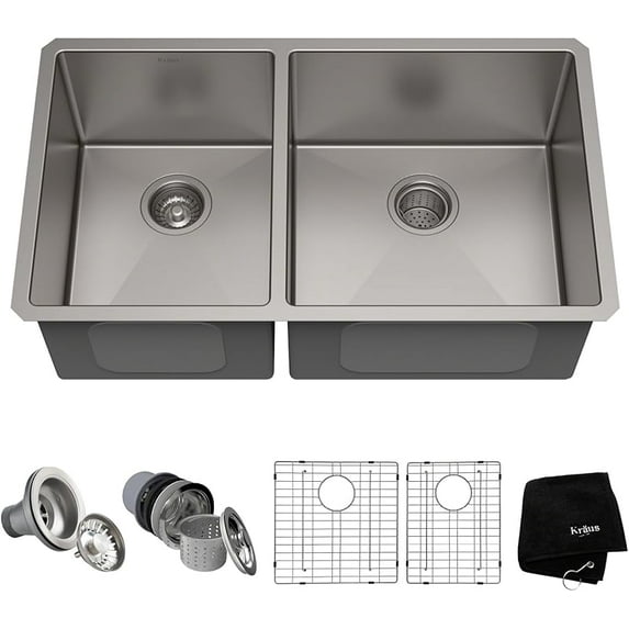 Standart PRO 16 Gauge Undermount Single Bowl Stainless Steel Kitchen ...