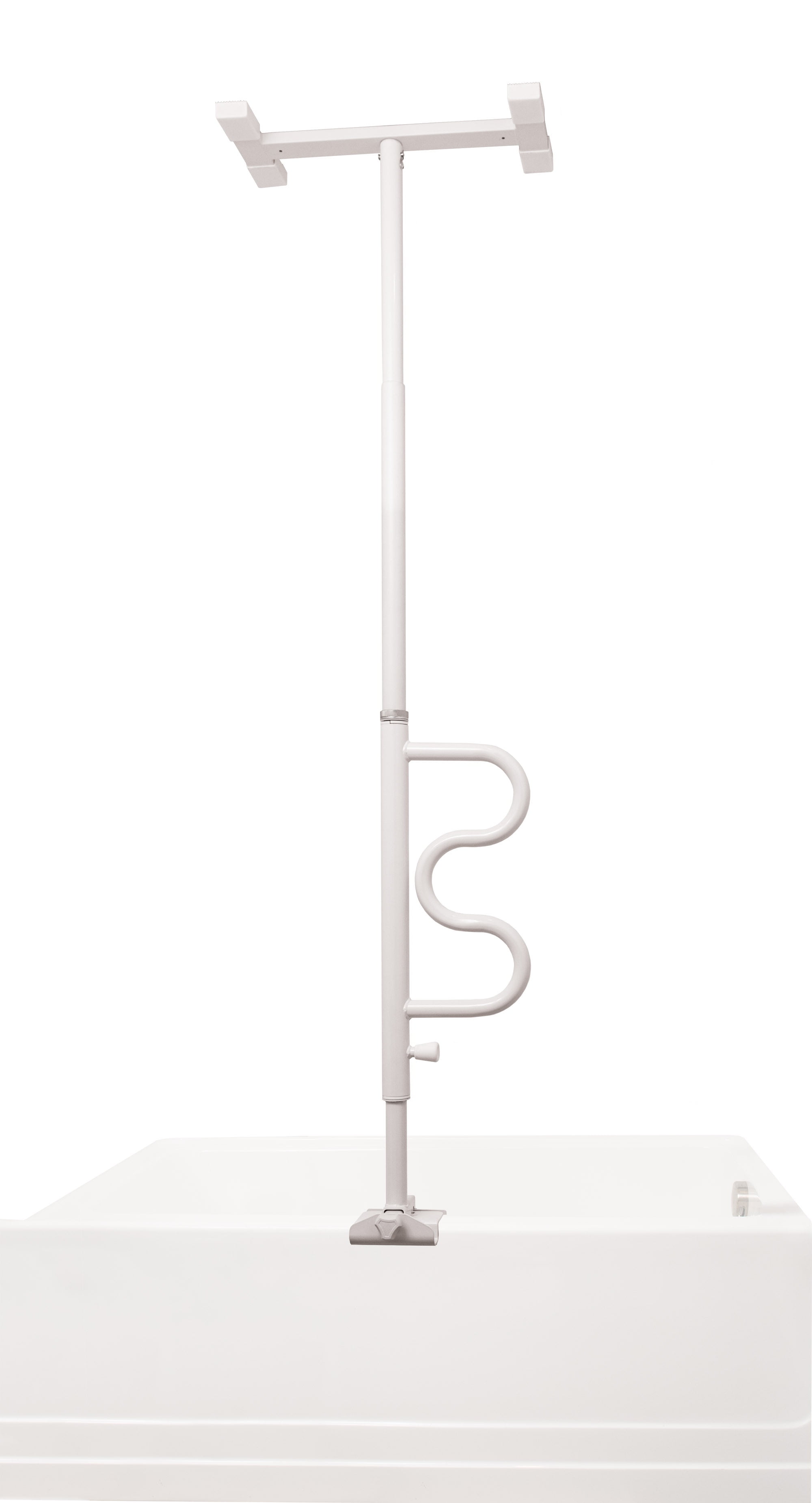 Stander Bathtub Pole, Bath Safety Rail, Rotating Grab Bar for Seniors ...