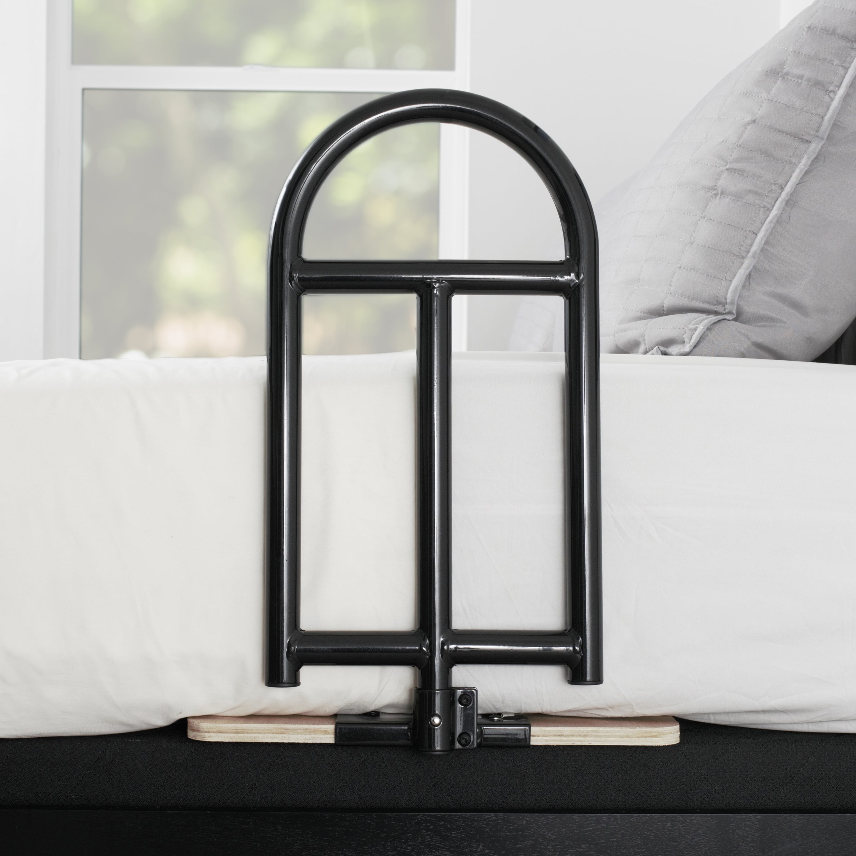 Stander Bed Cane Safety Assist Bar for Seniors, Bed Rail and Pouch ...
