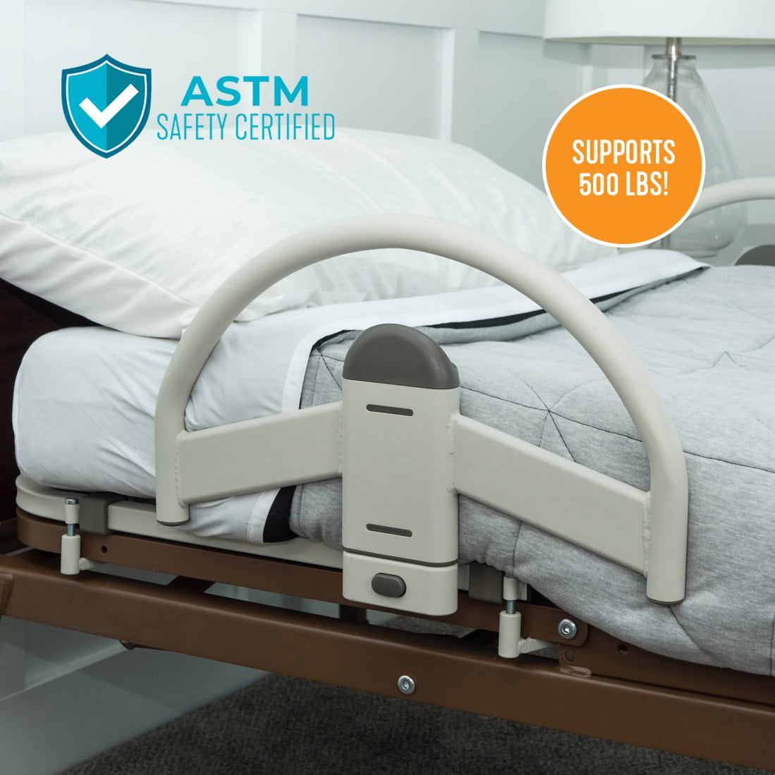 Stander EZ Click Bed Handle, Hospital Beds Rail, Safety Assist Medical ...