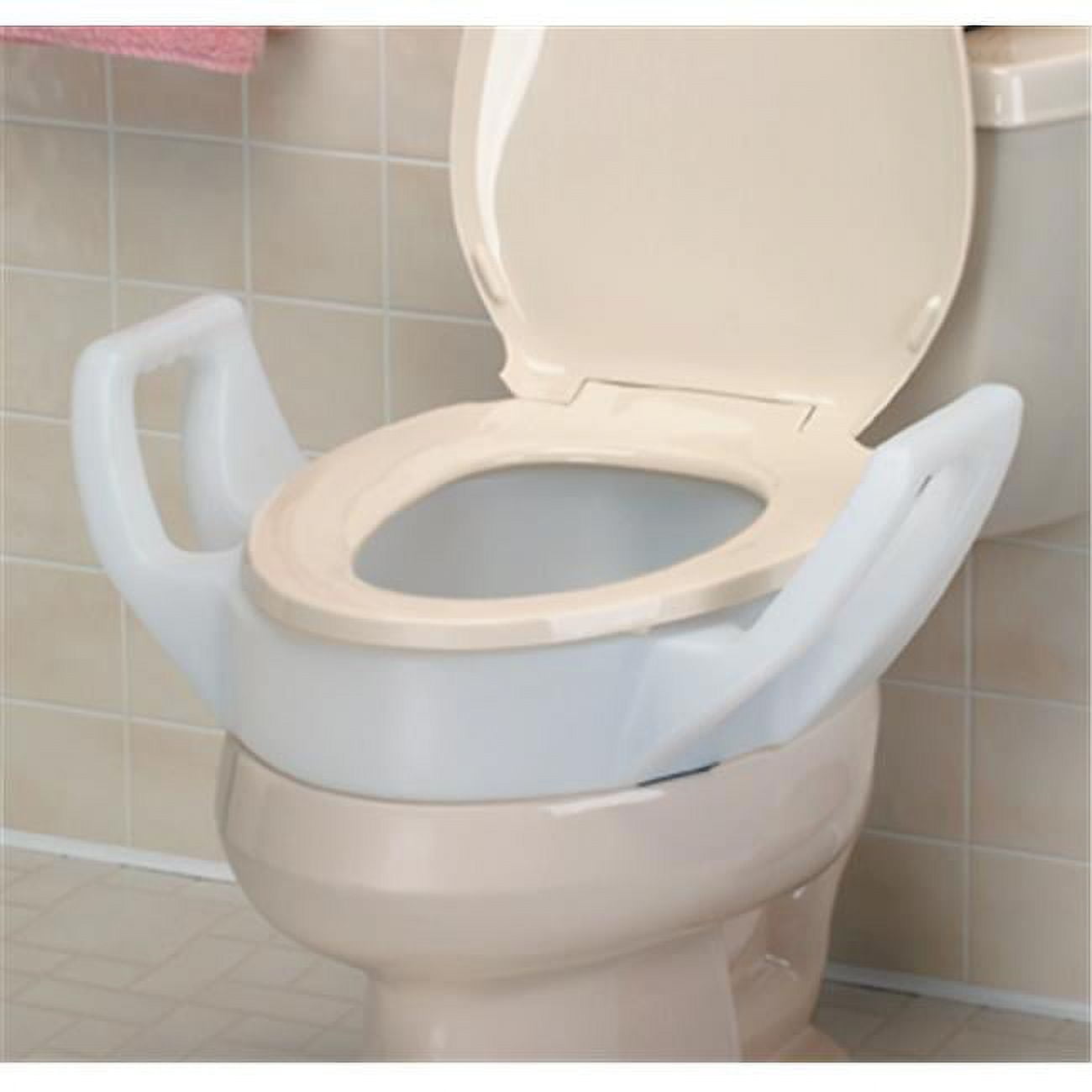 Stander Millenia Raised Toilet Seat with Arms Standard - Walmart.com