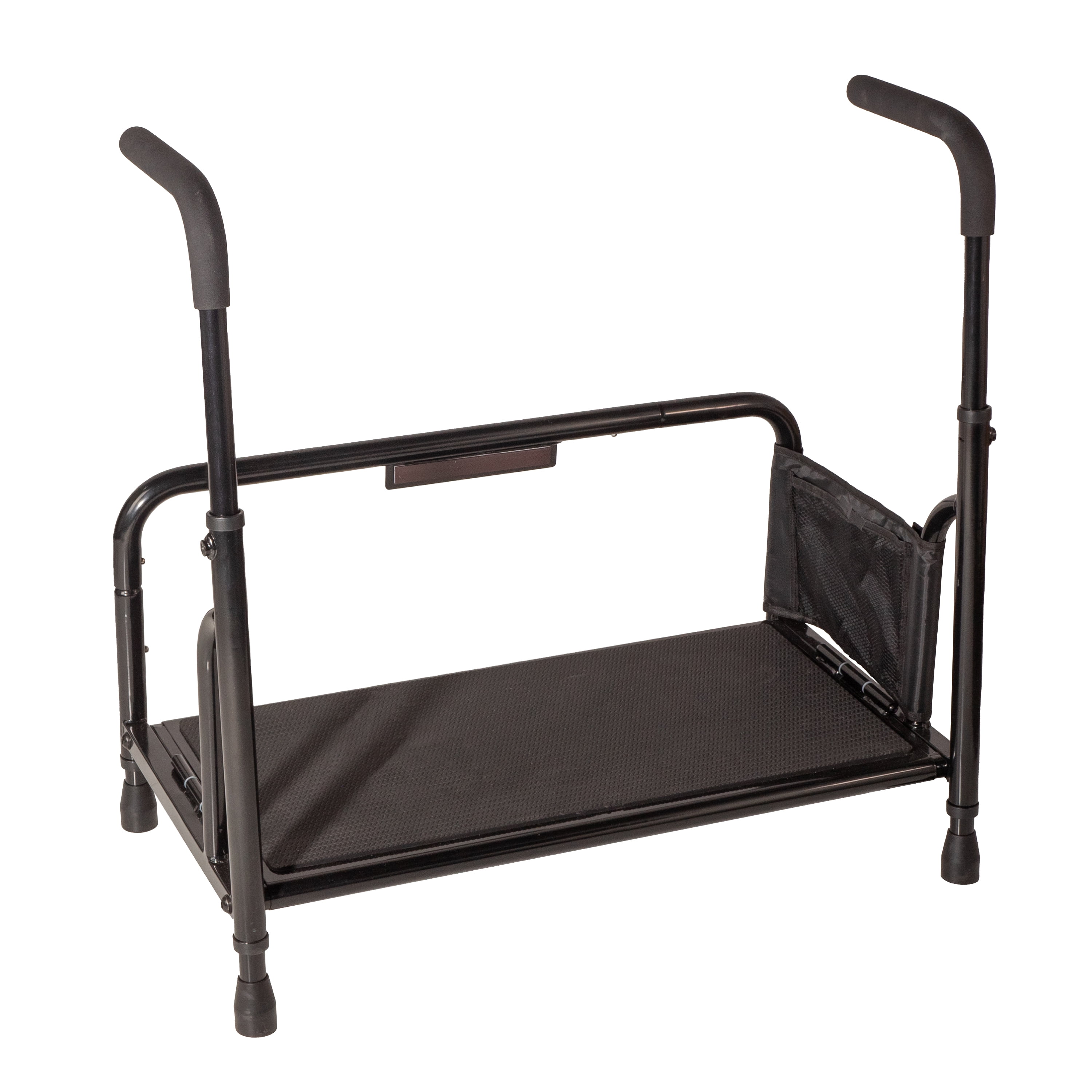 Stander Step Stool, Bed Step with Adjustable Hand Rails for Seniors and ...