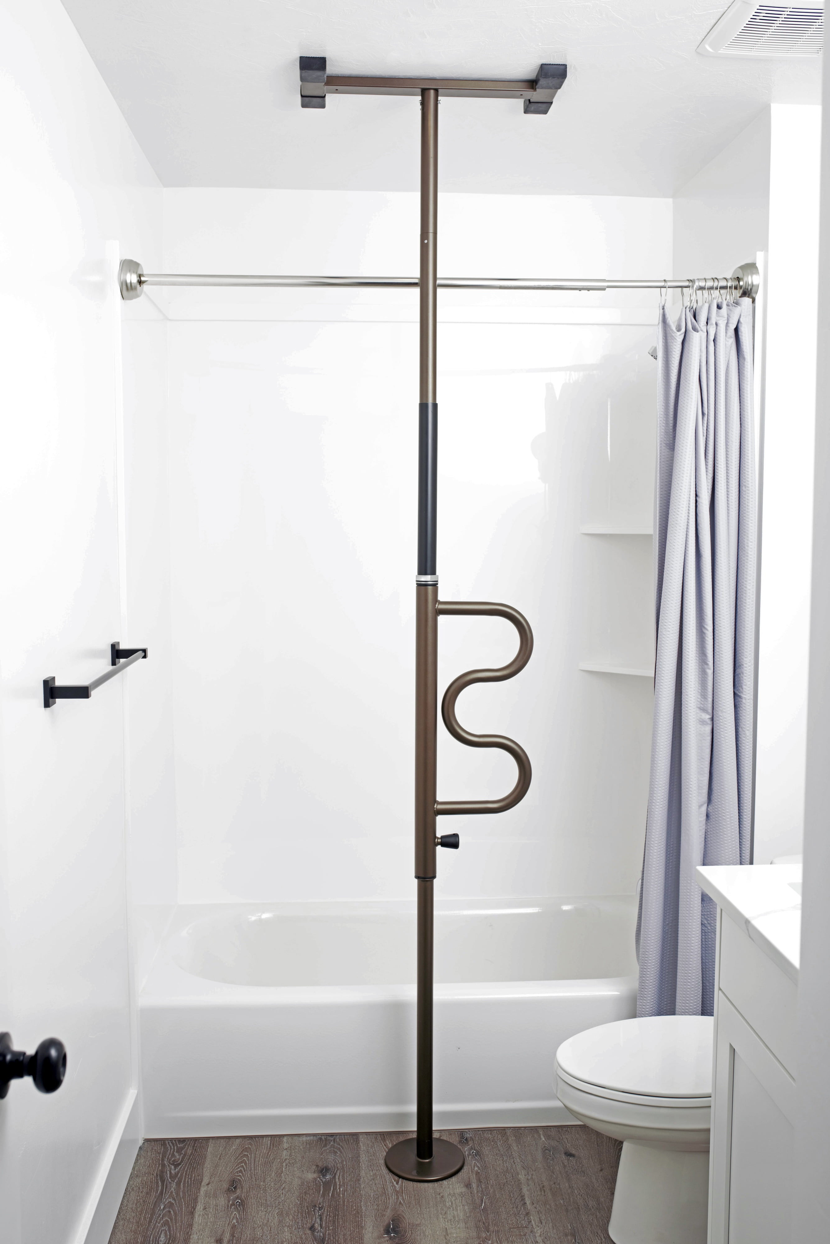 Stander Wonder Pole, Bathroom Safety Rail for Elderly, Supports 300 lbs ...