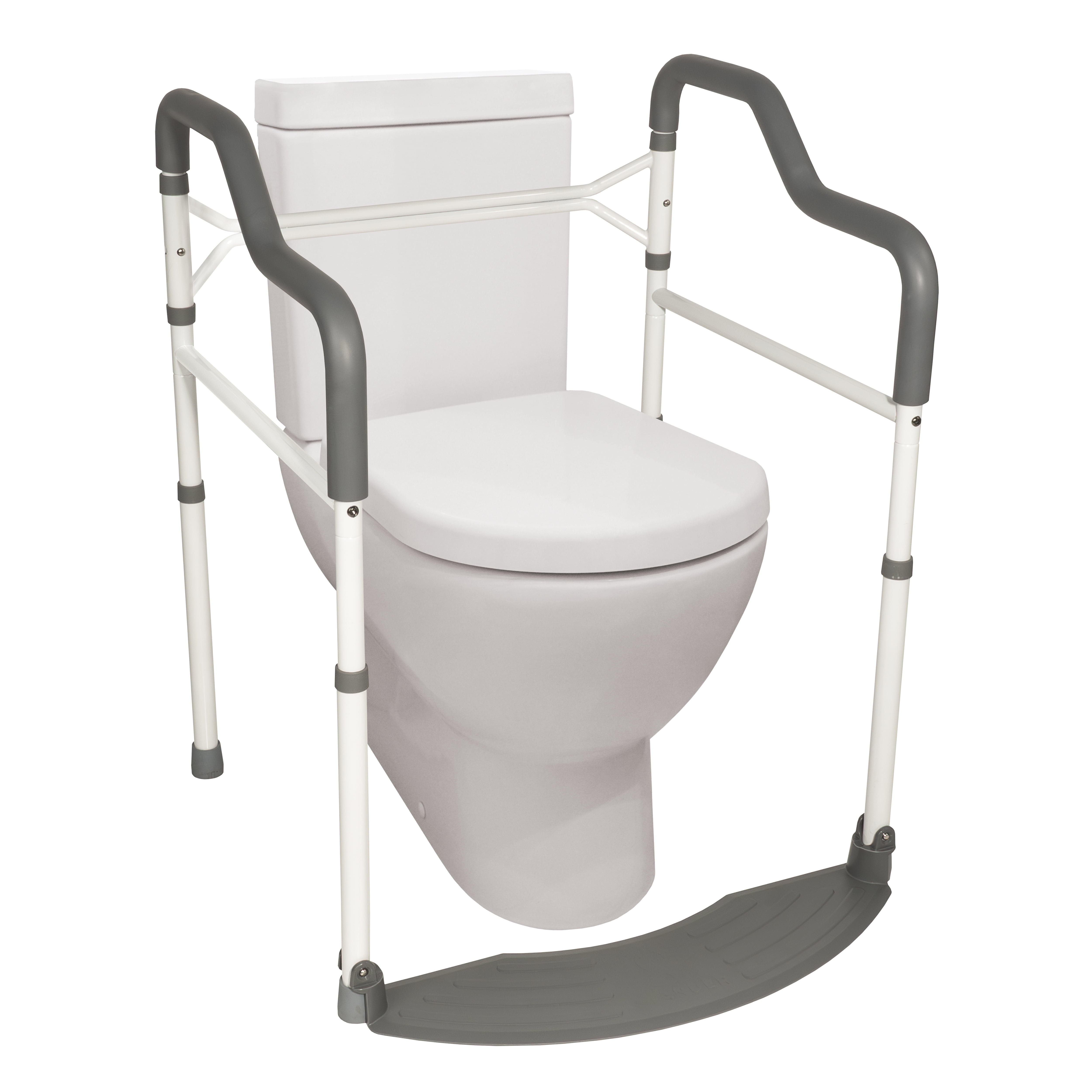 Stander Wonder Toilet Safety Rails for Seniors, Adjustable Detachable ...