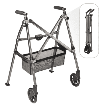 Stander EZ Fold-N-Go Walker Lite, Lightweight Folding Walker for ...