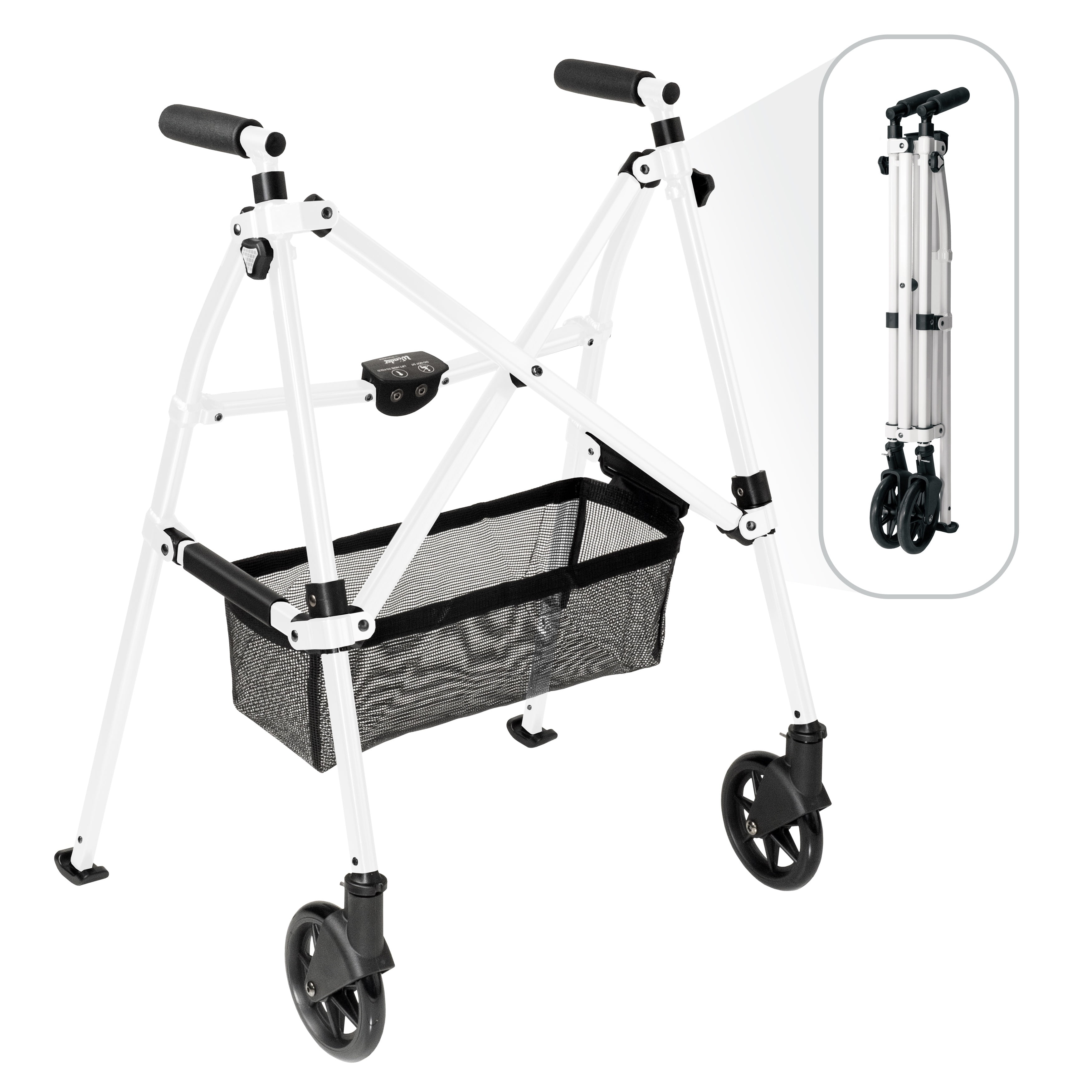 Stander EZ Fold-N-Go Walker, Lightweight Foldable Aluminum Walker for ...
