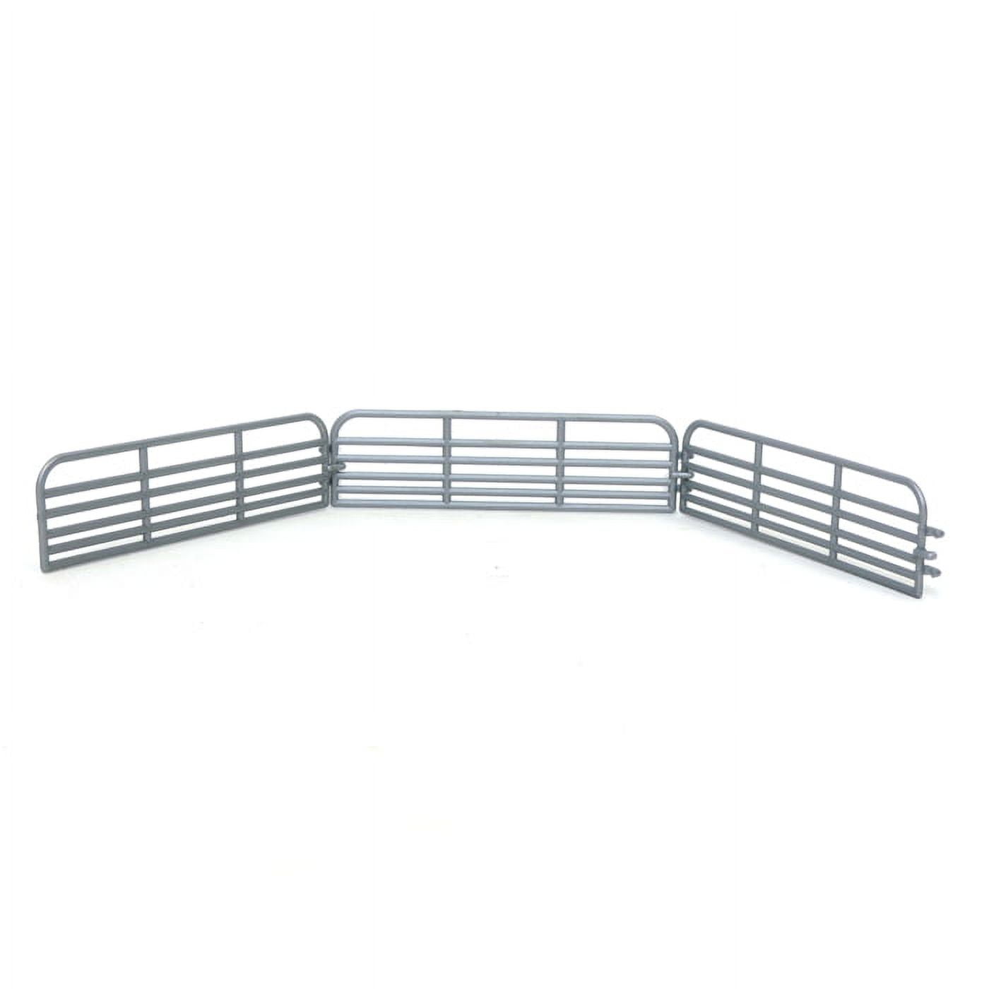 Standi Toys 1/64 3 Pack of Silver Plastic 16 Feet to Scale Cattle Gates ...