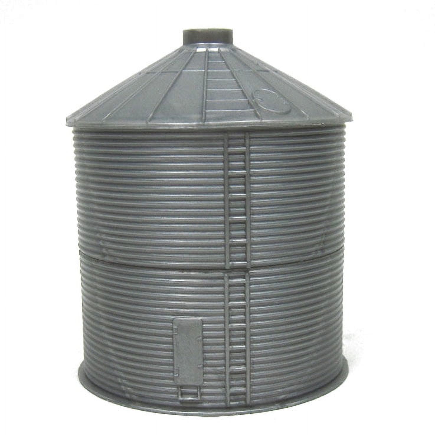 Standi Toys 1/64 Scale Gray Plastic Grain Bin #21, 4.25"L x 4.25"W x 5. ...