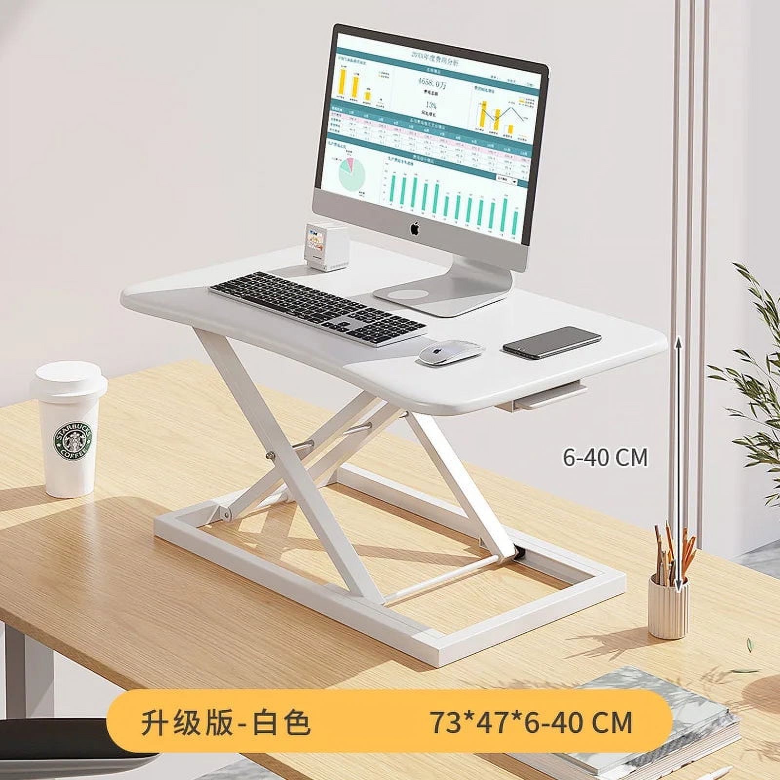 Standing Adjustable Office Desks Computer Executive Foldable Height ...