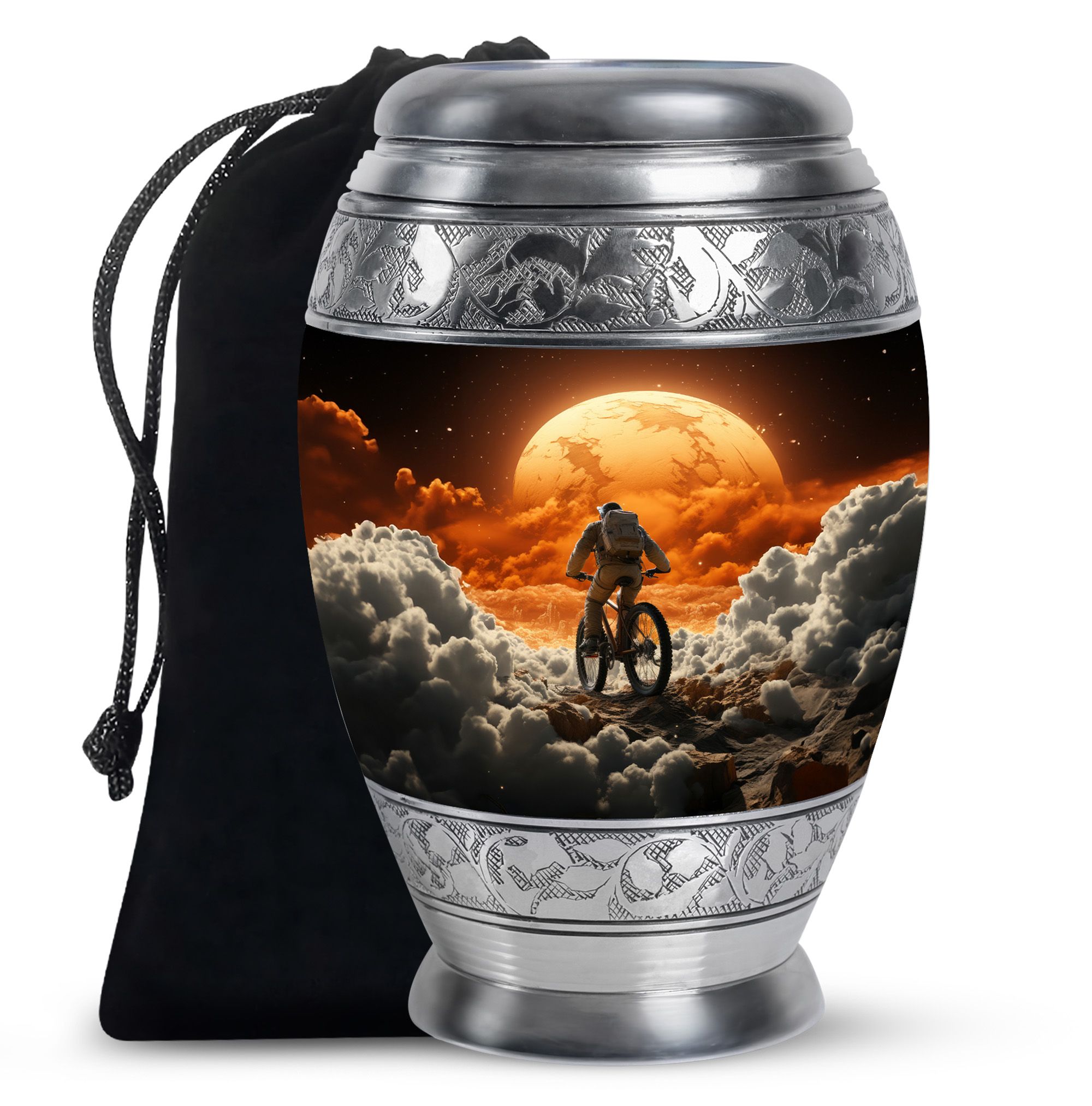 Standing Astronaut Urns For Human Ashes Adult Male - Large Cremains Urn ...