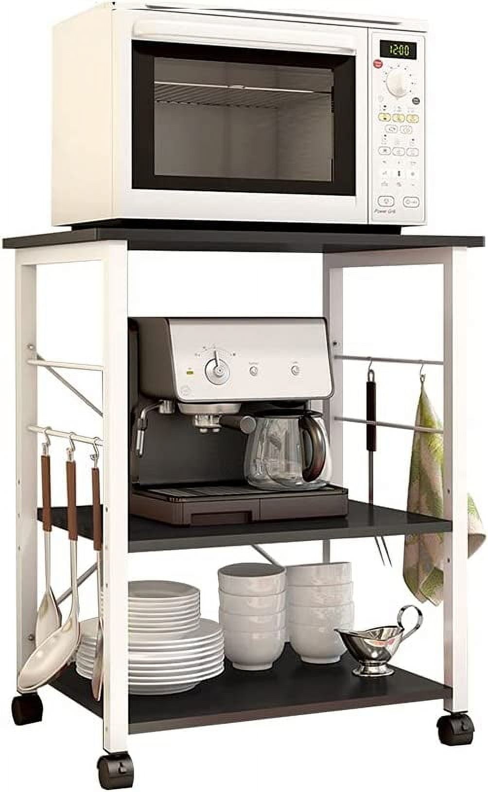 Standing Baker's Racks Appliance Table Small Rolling Kitchen Cart ...
