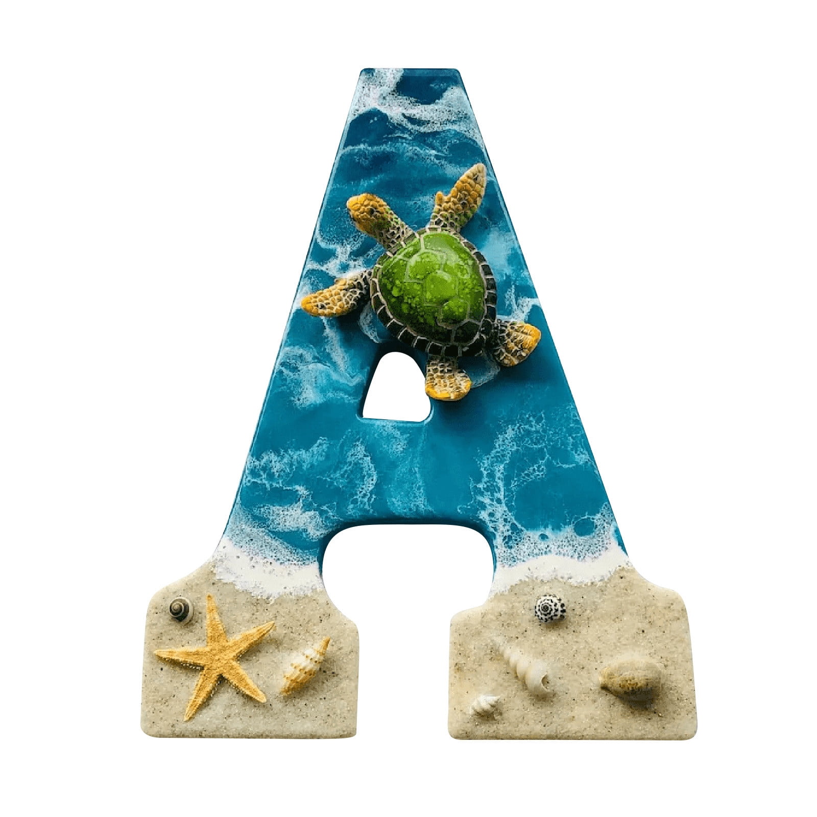 Standing Beach Resin Letters, Beach Theme Letter for Wall, Letters for ...