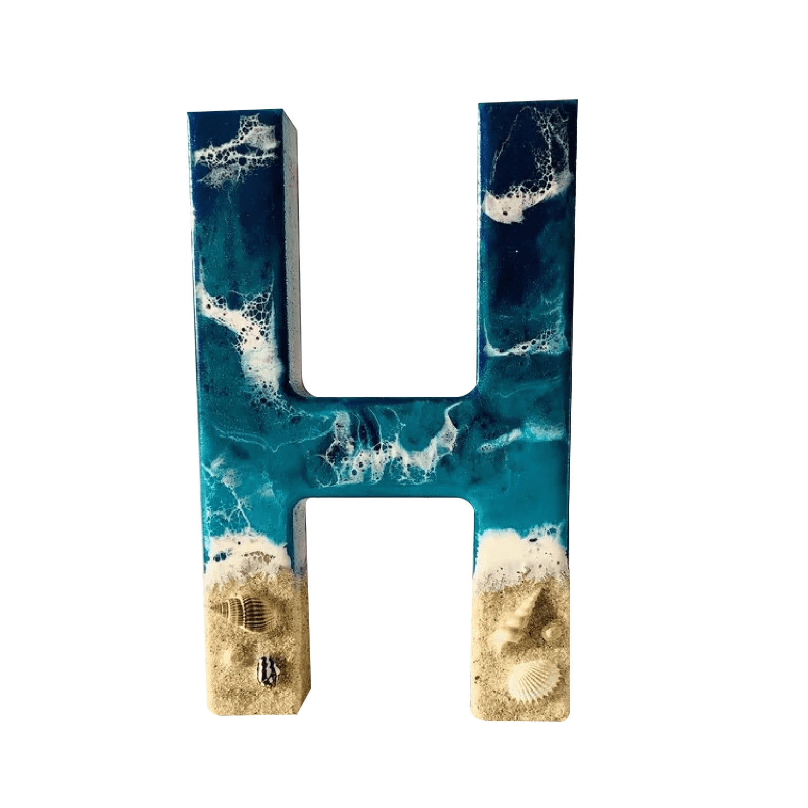 Standing Beach Resin Letters, Beach Theme Letter for Wall, Letters for ...