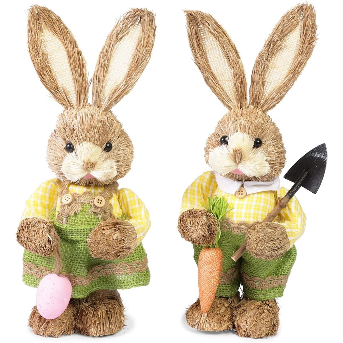 Standing Bunny Statues, Easter Bunny Figurines for Party and Home Decor ...