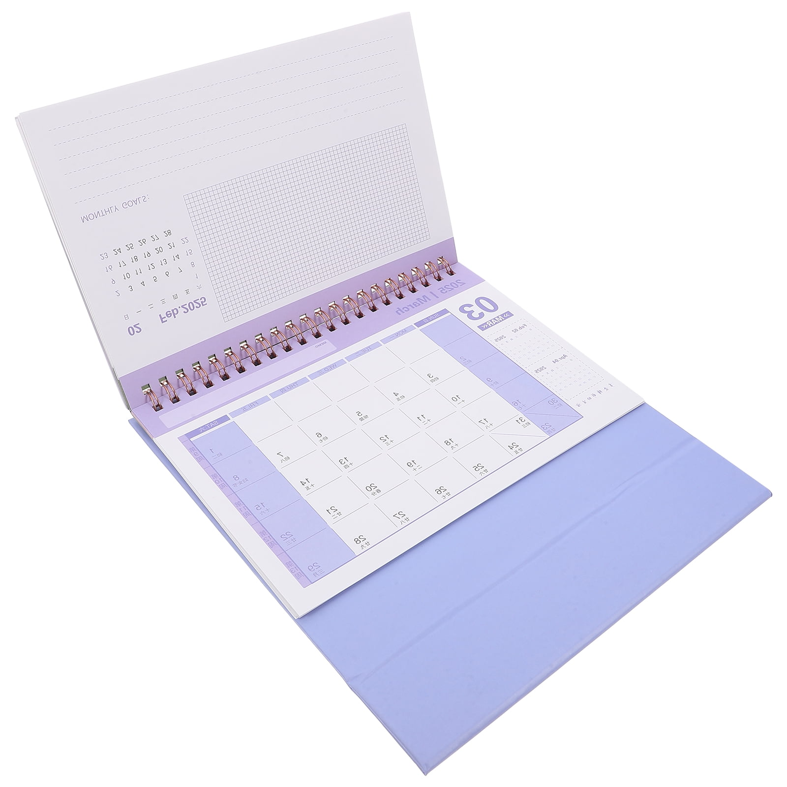 Standing Calendar Standing Flip Calendar 2025 Small Table Calendar Desk ...