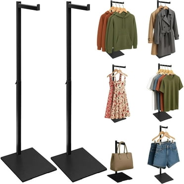 Clothing Rack Hanging Rack Heavy Duty Load 450 LBS, Metal Rolling ...