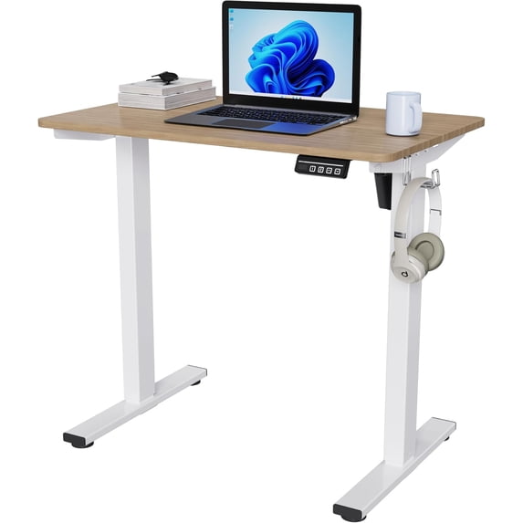 Standing Desk Adjustable Height, 32x20 Sit Stand up Desktop for Office ...
