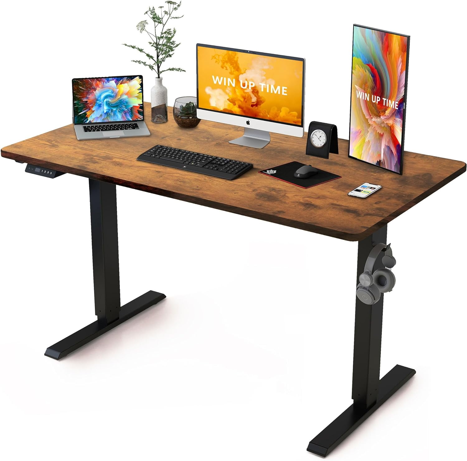 Standing Desk Adjustable Height- 40 x 24 Inches Whole Piece Desktop ...
