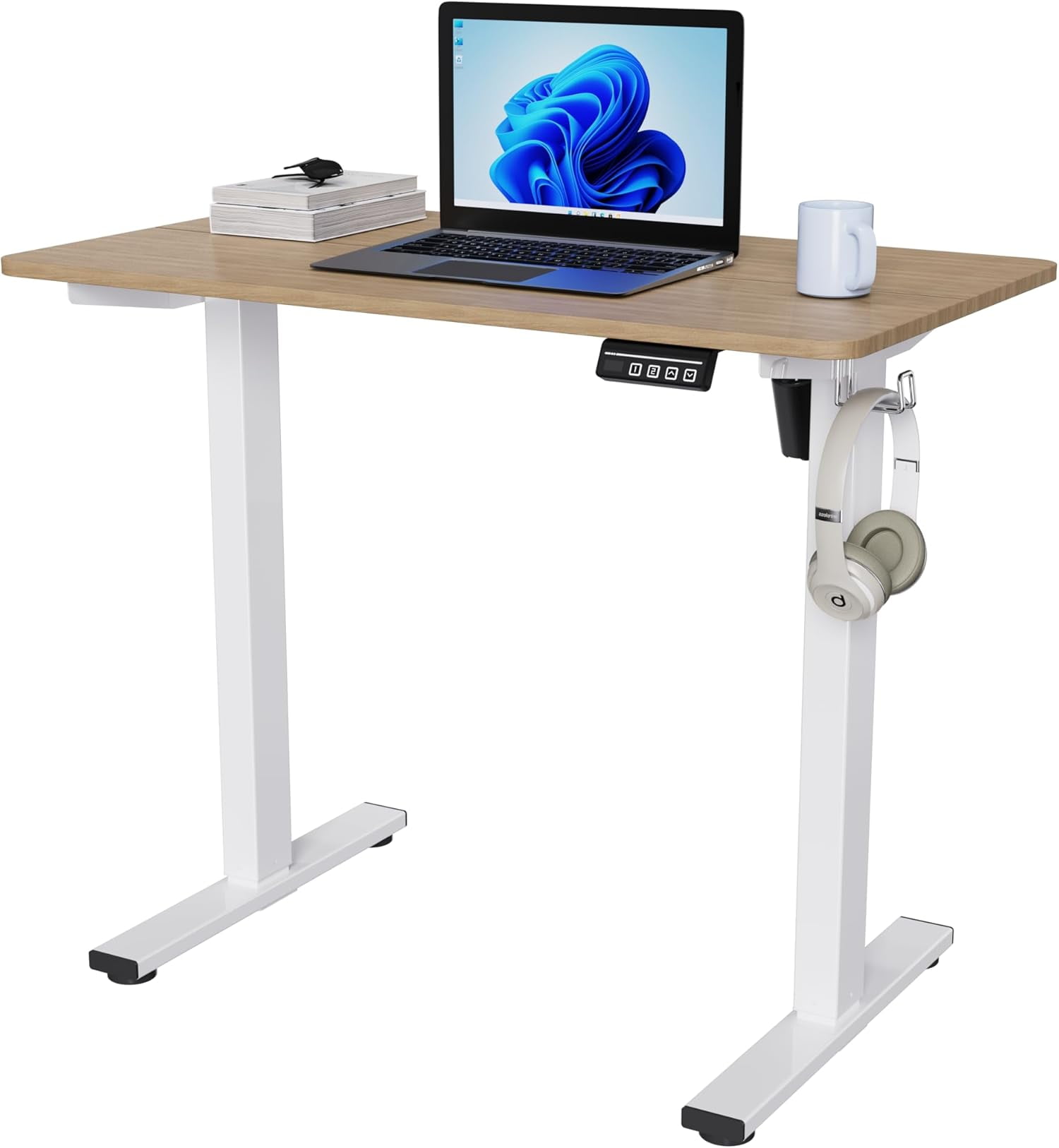 Standing Desk Adjustable Height, 40x24 Sit Stand up Desktop for Office ...