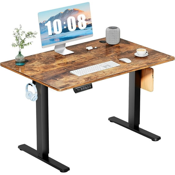 Standing Desk, Adjustable Height Electric Sit Stand Up Down Computer ...