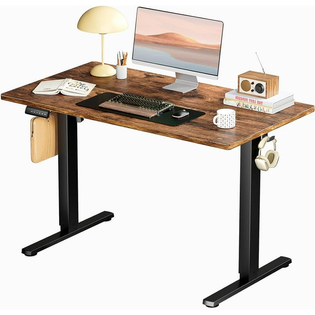 Standing Desk, Adjustable Height Electric Sit Stand Up Down Computer ...