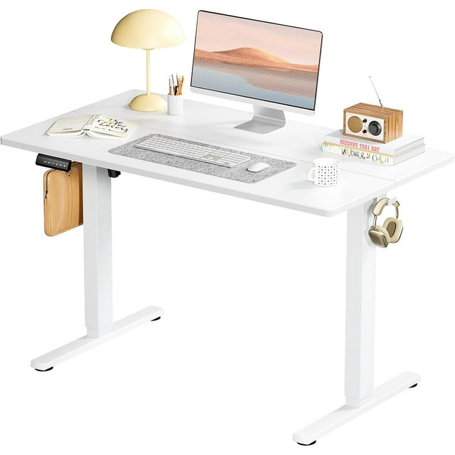 Standing Desk, Adjustable Height Electric Sit Stand Up Down Computer ...