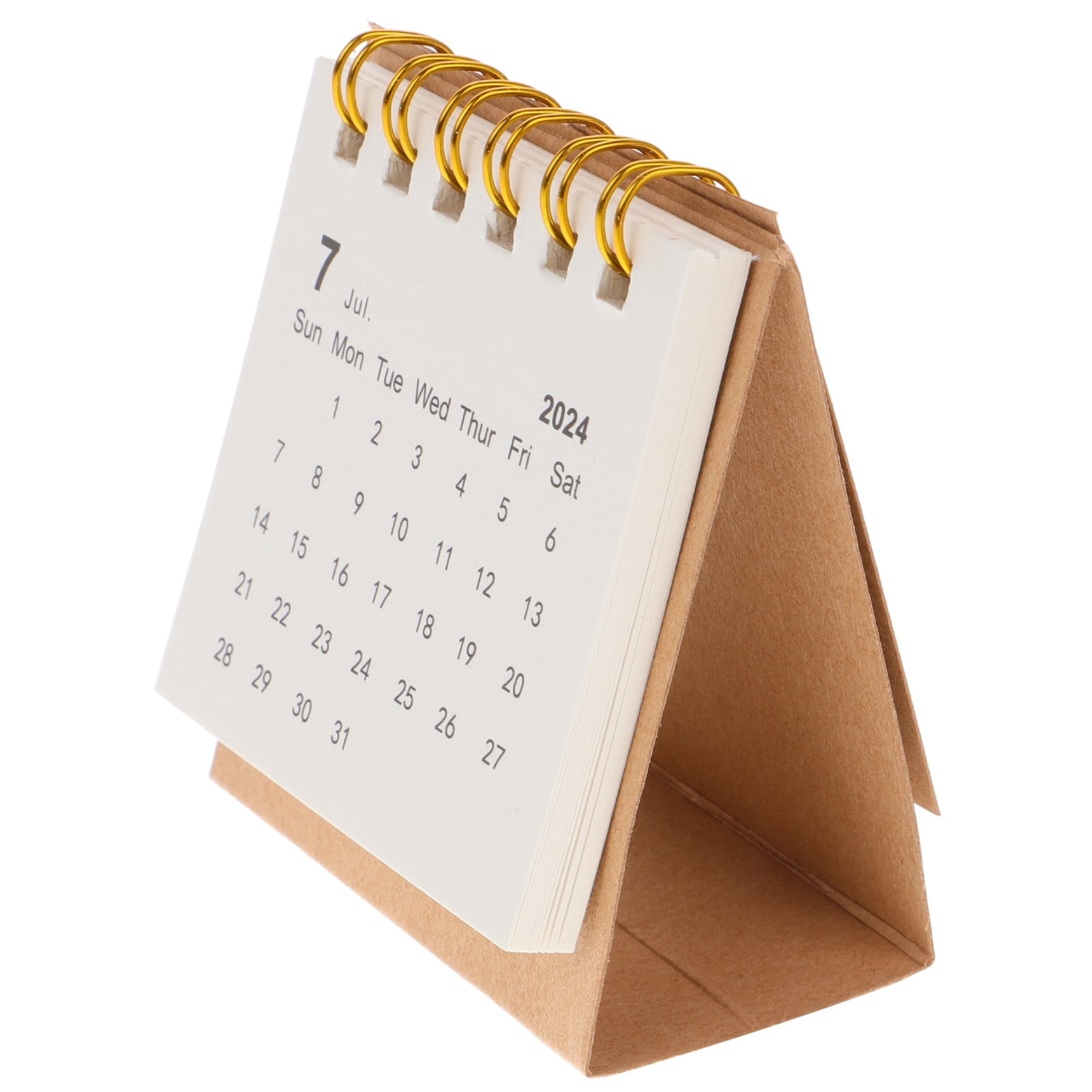 Standing Desk Calendar 2024-2025 Desk Calendar Small Flip Calendar Mini ...