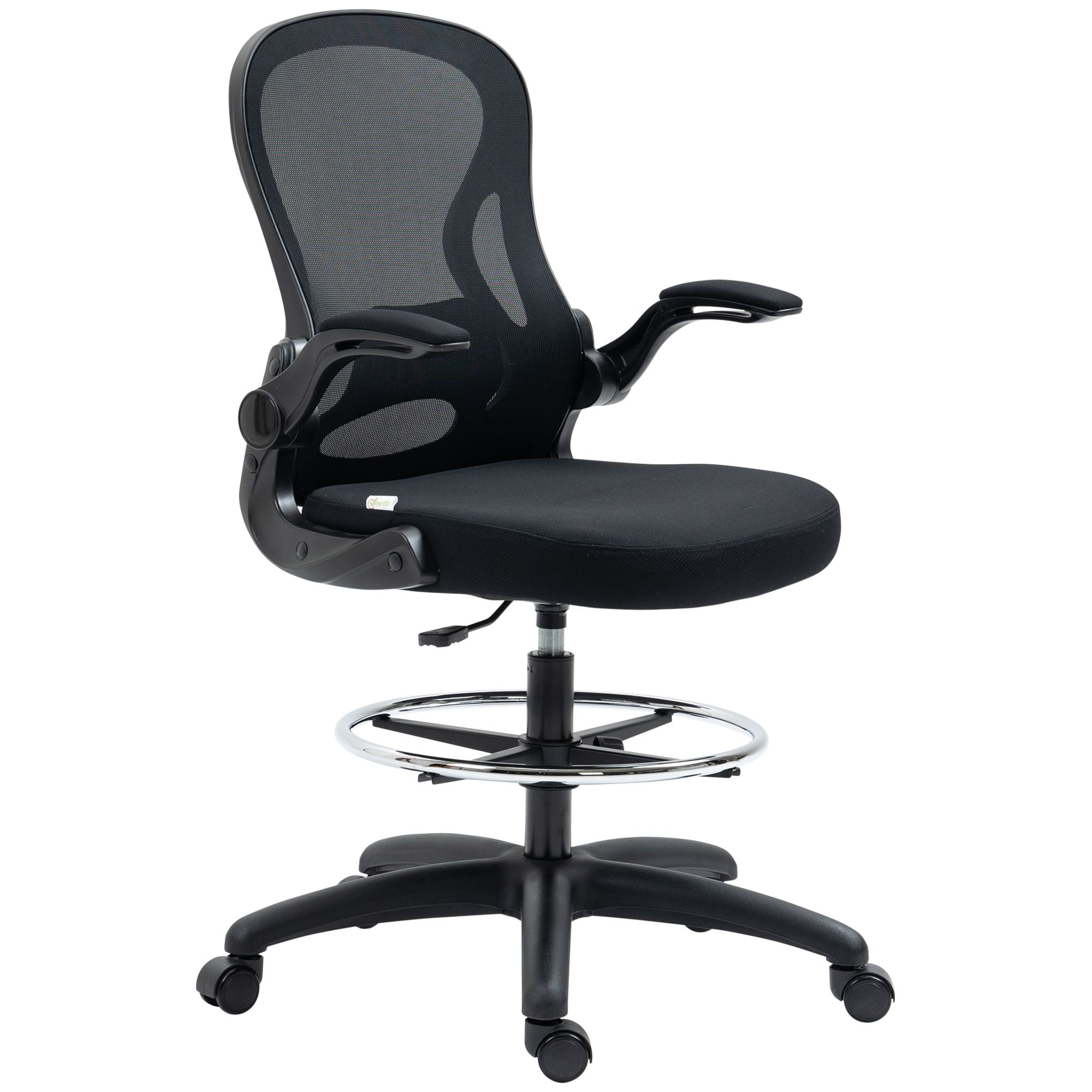 Standing Desk Chair - Ergonomic Mesh Drafting Chair with Footrest ...