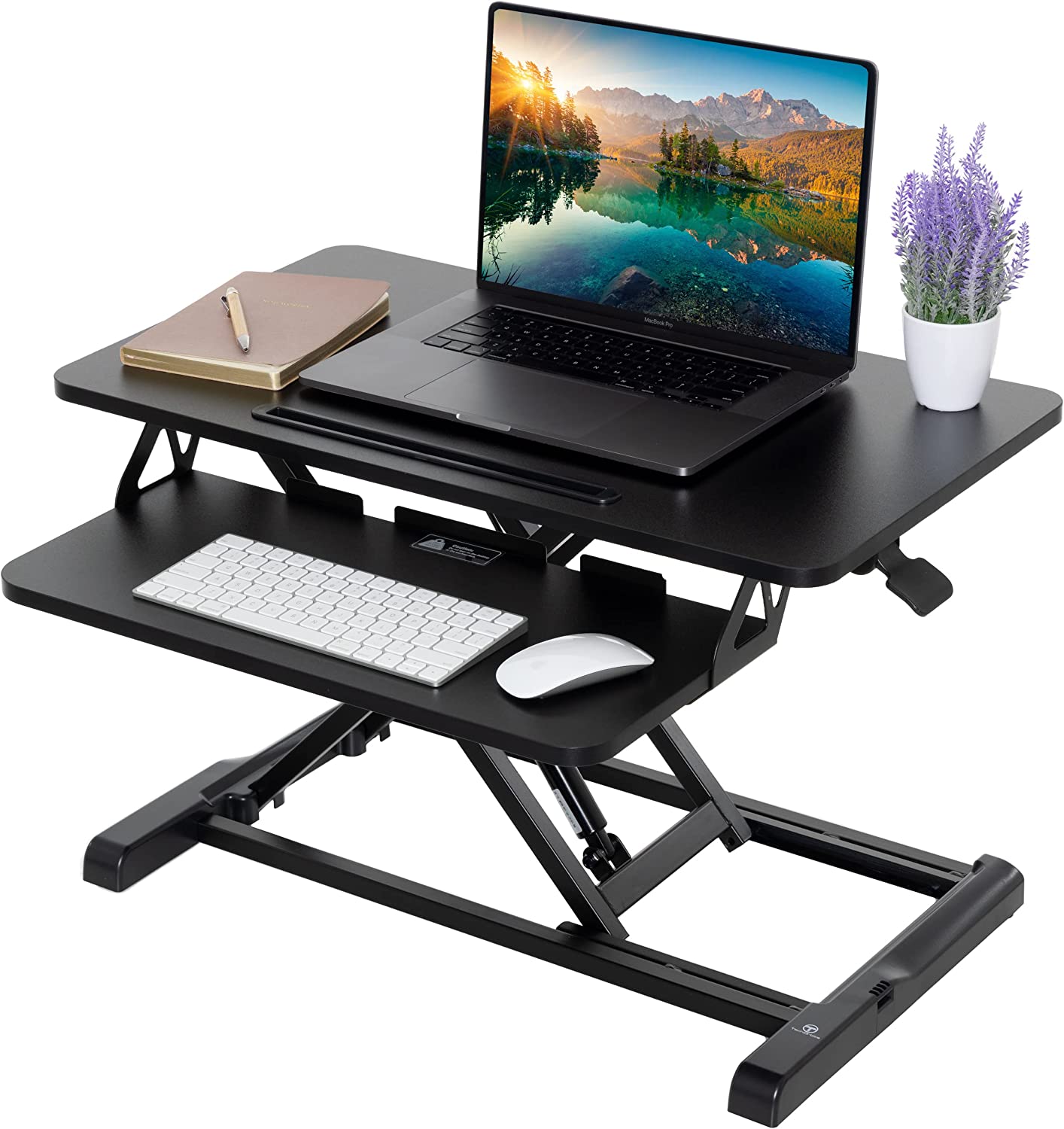 Kantek Desktop Riser Workstation Sit To Stand White, White - Walmart.com