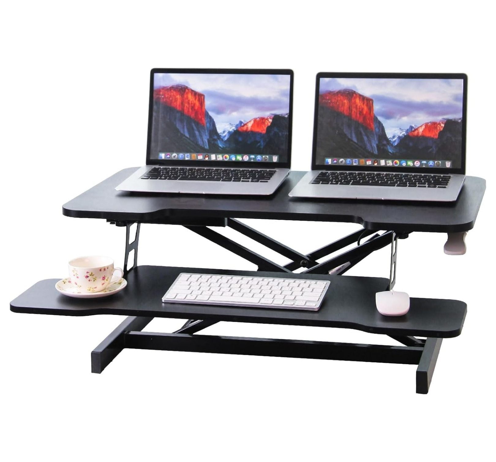 Standing Desk Converter, 32" Height Adjustable Sit to Stand Up ...