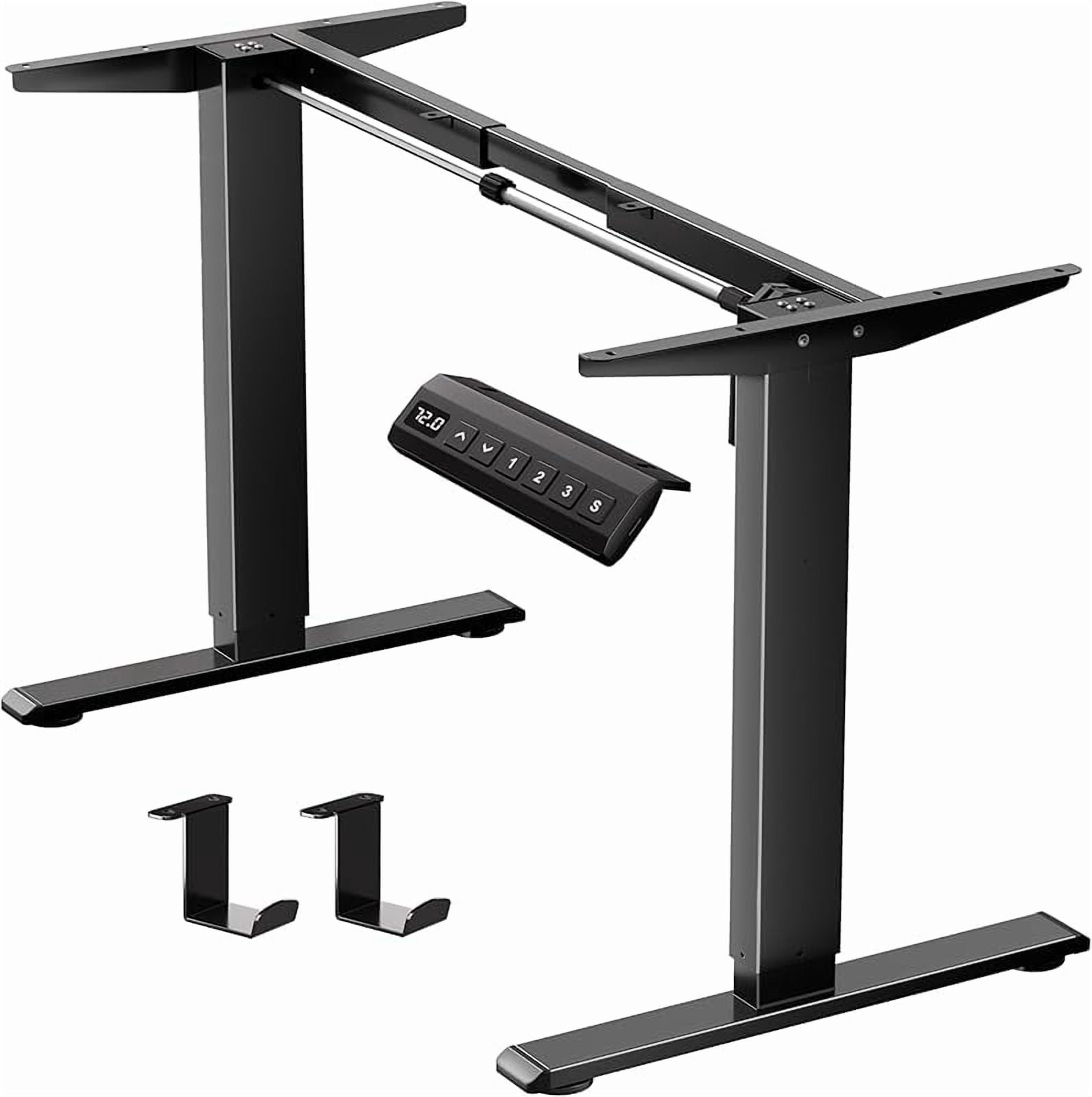 Standing Desk Frame for Desktop, Electric Height Adjustable Desk Legs ...