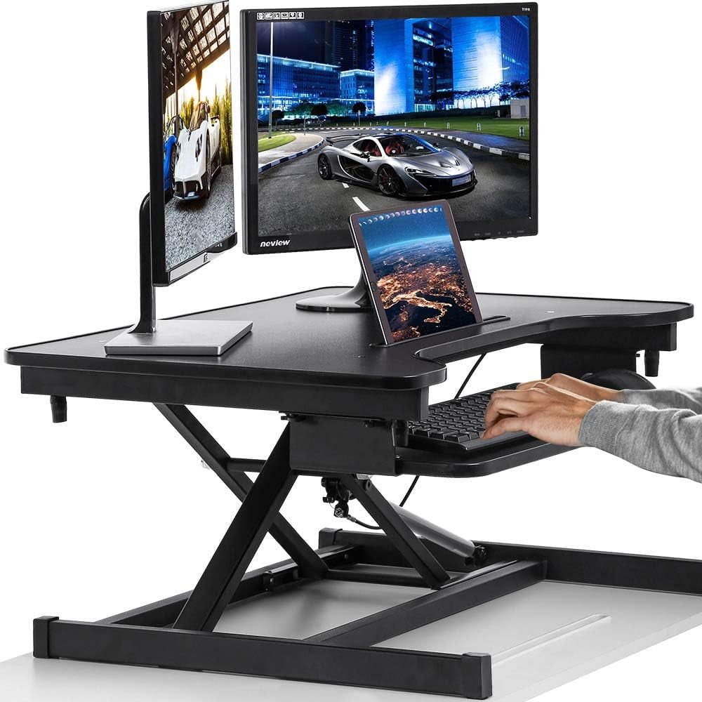 Standing Desk Stand Up Desk Computer Workstation Height Adjustable ...