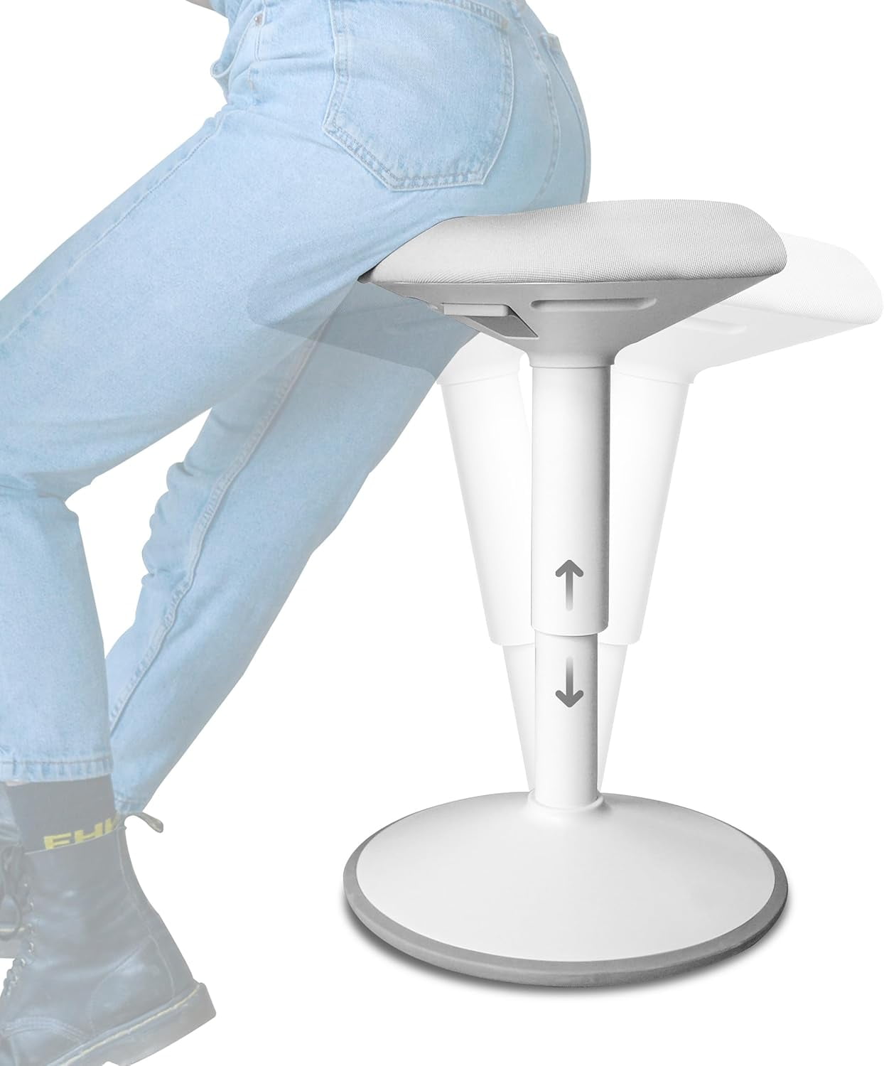 Standing Desk Stool Chair, Height Adjustable Stool 16-24 inch for ...