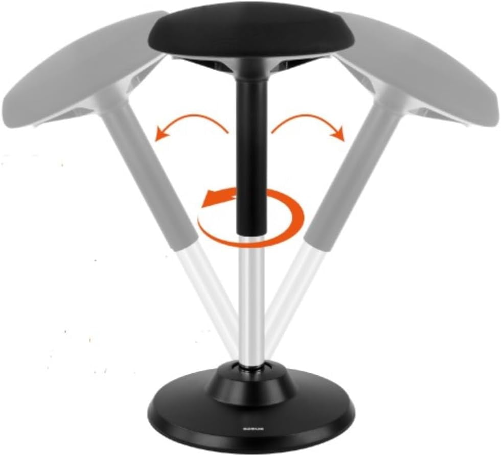 Standing Desk Stool Chair, Height Adjustable Stool for Office and ...